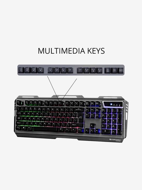Buy Zebronics Zeb-Transformer-K Wired RGB Gaming Keyboard Online At ...