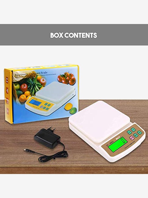 MCP SF 400A Digital Multi-Purpose Kitchen Weighing Scale (White) from ...