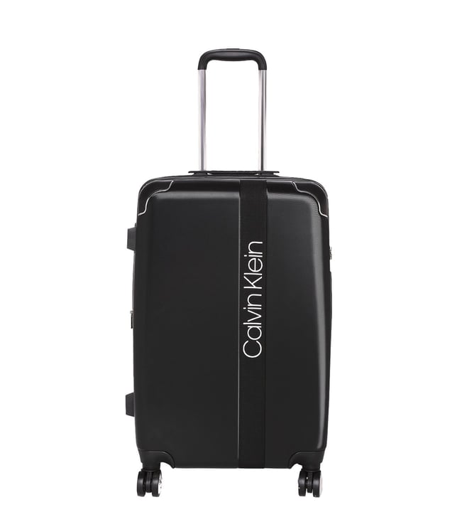 Buy Calvin Klein Black Madison Ave HS Small Carry On Trolley Online Tata CLiQ Luxury