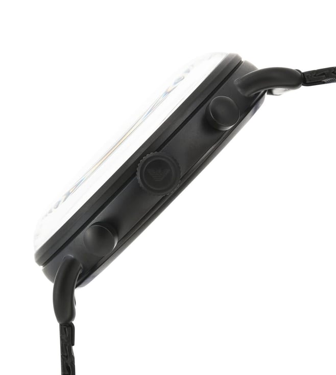 Buy Emporio Armani Aviator AR11264 Black Dial Watch for Men Online ...