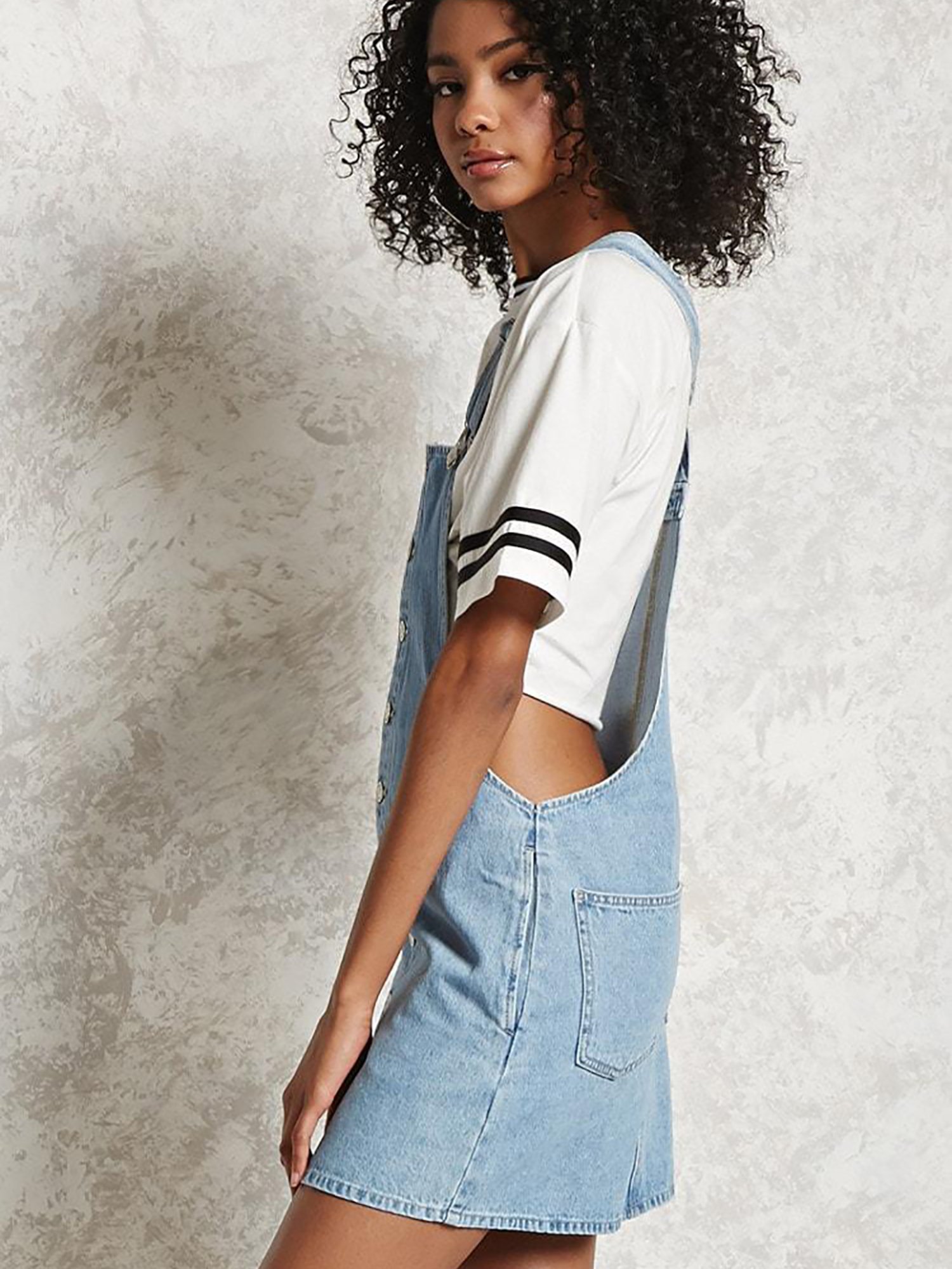 Denim Overall Dress Forever 21