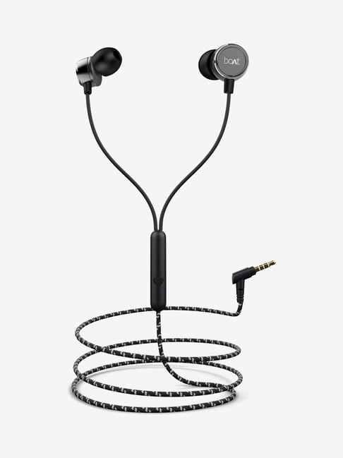 Buy Boat BassHeads 172 Wired Earphones with Mic (Black) Online At Best ...