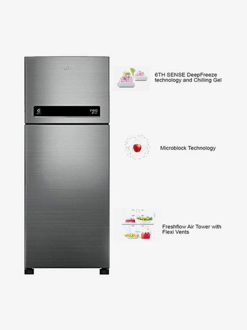 Buy Whirlpool 265L 2 Star 2020 Frost Free Double Door Refrigerator ...