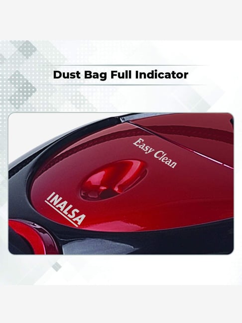 Buy Inalsa Easy Clean 1200W Dry Vacuum Cleaner (Red/Black) Online at ...