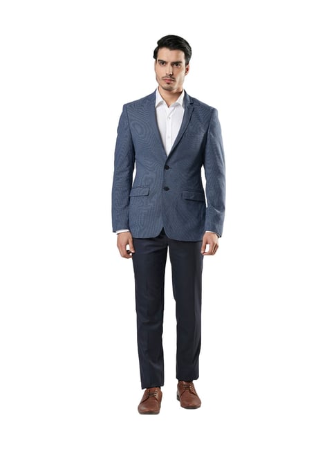 Buy Raymond Dark Blue Slim Fit Blazer for Men Online @ Tata CLiQ
