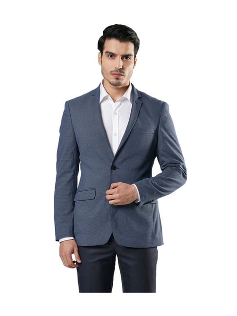 Buy Raymond Dark Blue Slim Fit Blazer for Men Online @ Tata CLiQ