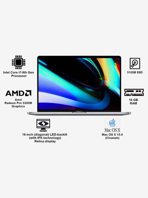 Buy Apple MacBook Pro (16-inch, 16GB RAM, 512GB Storage, 2.6GHz 9th Gen Intel Core i7) - Space ...