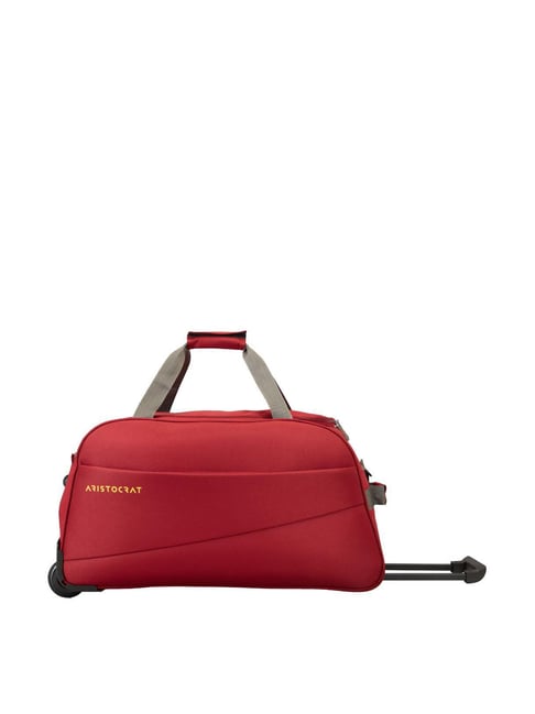 Aristocrat Red 2 Wheel Small Duffle Trolley - 30 cm - Price History