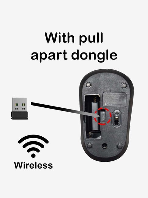 Buy Quantum Wireless Optical Mouse (QHM271, Black) Online At Best Price ...