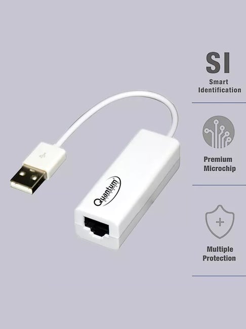 Buy Quantum USB RJ45 Ethernet Lan Adapter (QHM8106, White) Online At ...