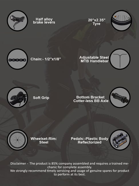 Stryder Harris Orange MTB Junior Bicycle (20 inch Wheel)