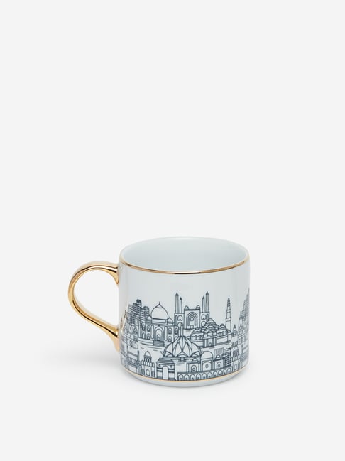 Buy Westside Home White Landscape Design Mug Online at best price at ...