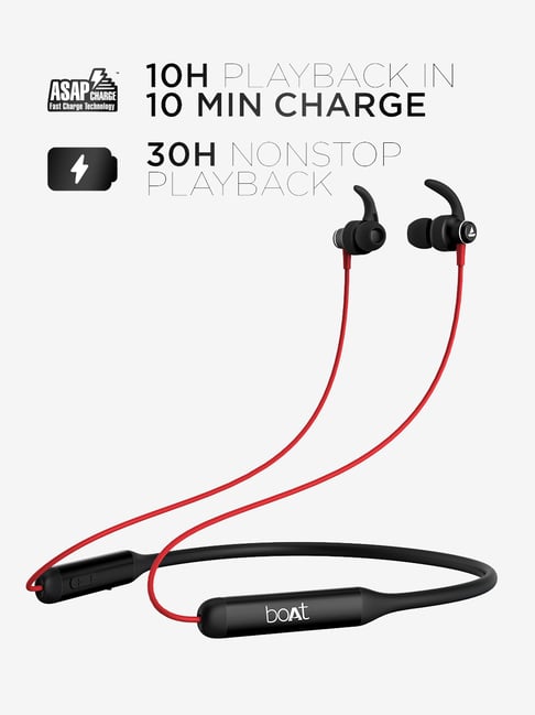 Buy Boat Rockerz 335 Neckband with Mic (Raging Red) Online At Best ...