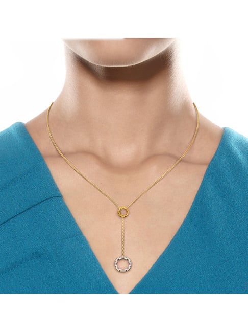 Buy Melorra 18k Gold & Diamond Necklace for Women Online At Best Price ...