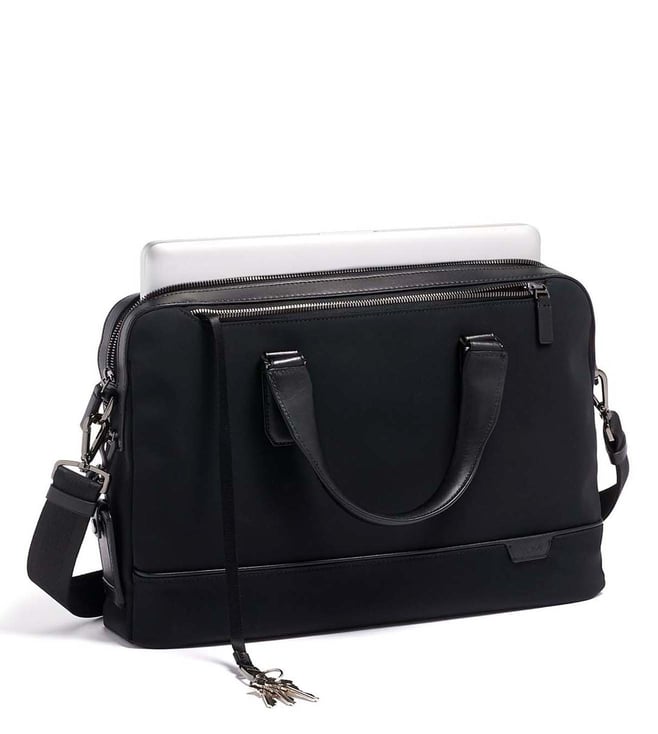 Buy Tumi Black Harrison Medium Laptop Bag Online @ Tata CLiQ Luxury