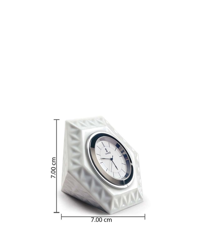 Buy Lladro White Hitoiki Frame Hexagonal Clock Online @ Tata CLiQ Luxury