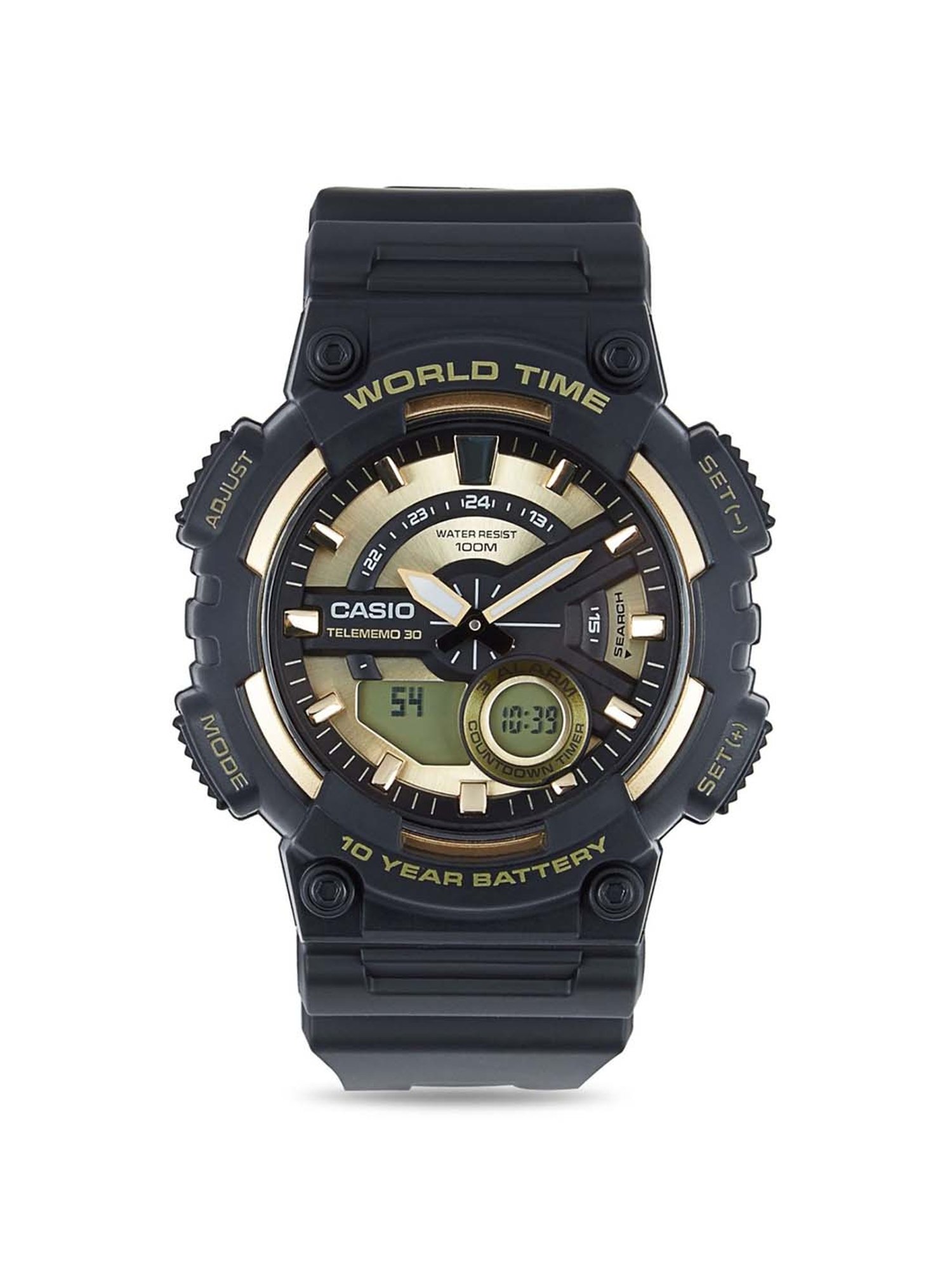 Casio Youth Series AEQ-110BW-9AVDF (AD206) Analog-Digital Watch-Casio ...