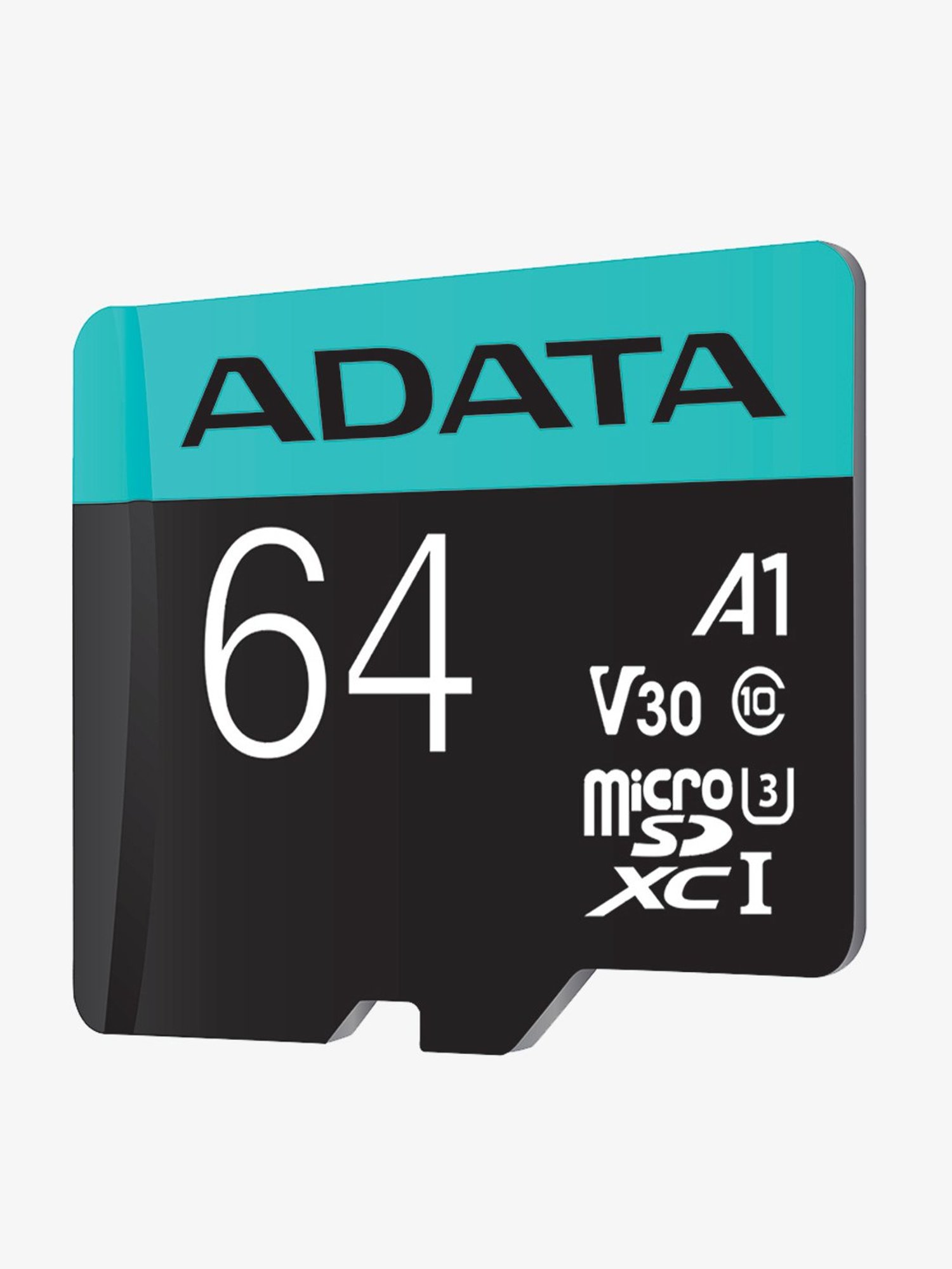 ADATA 64GB Class 10 Premier Pro UHS-I MicroSD Memory Card (A1, Black ...