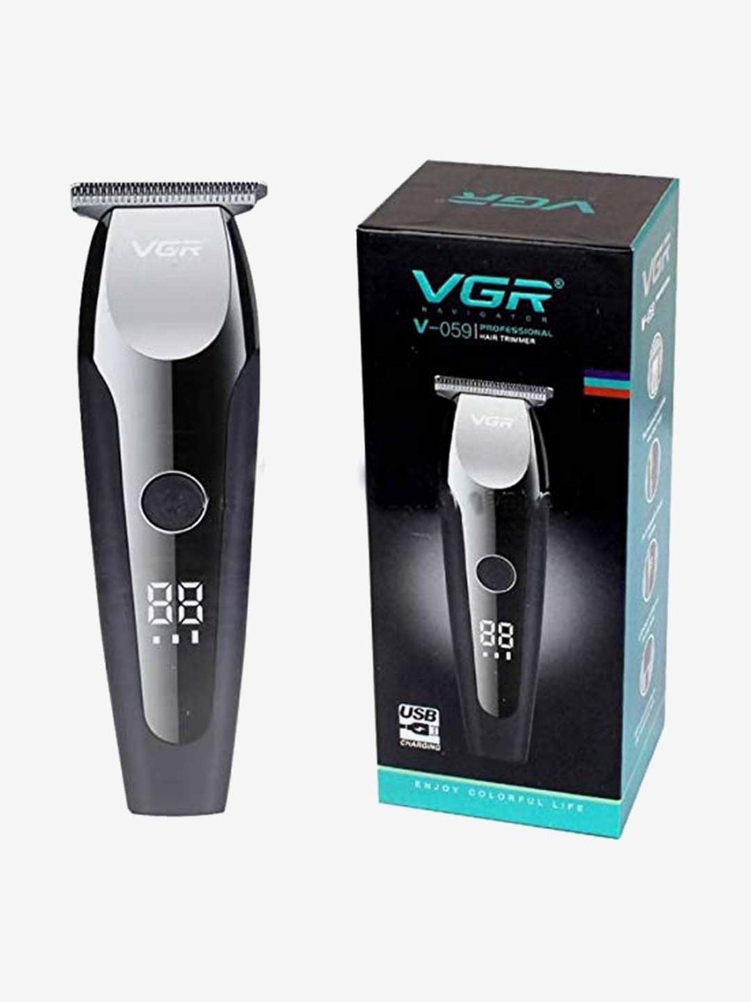 VGR V-059 Professional Trimmer - 150 Min Runtime (Black)-VGR ...