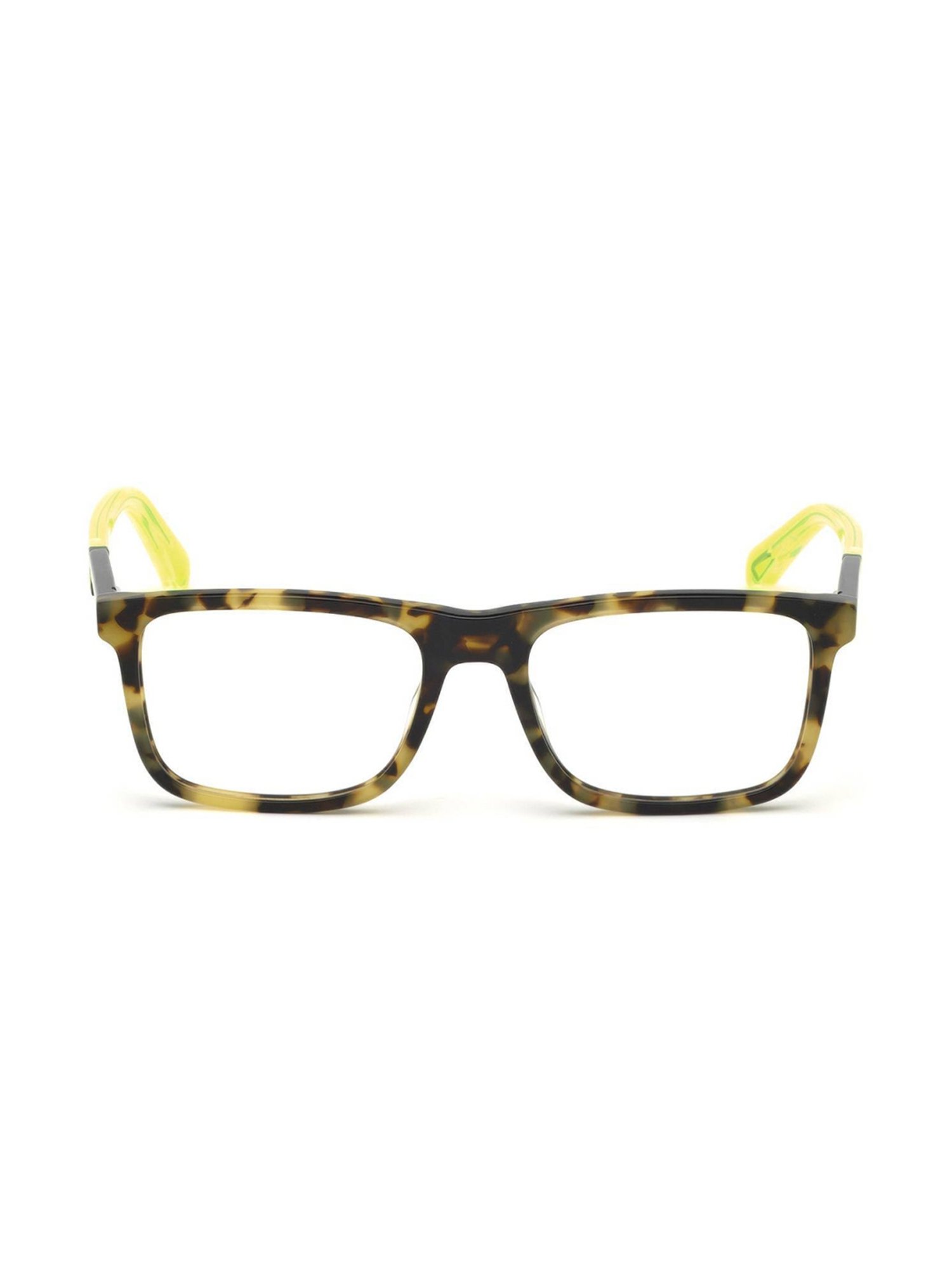 Diesel Brown Rectangular Eye Frames for Men