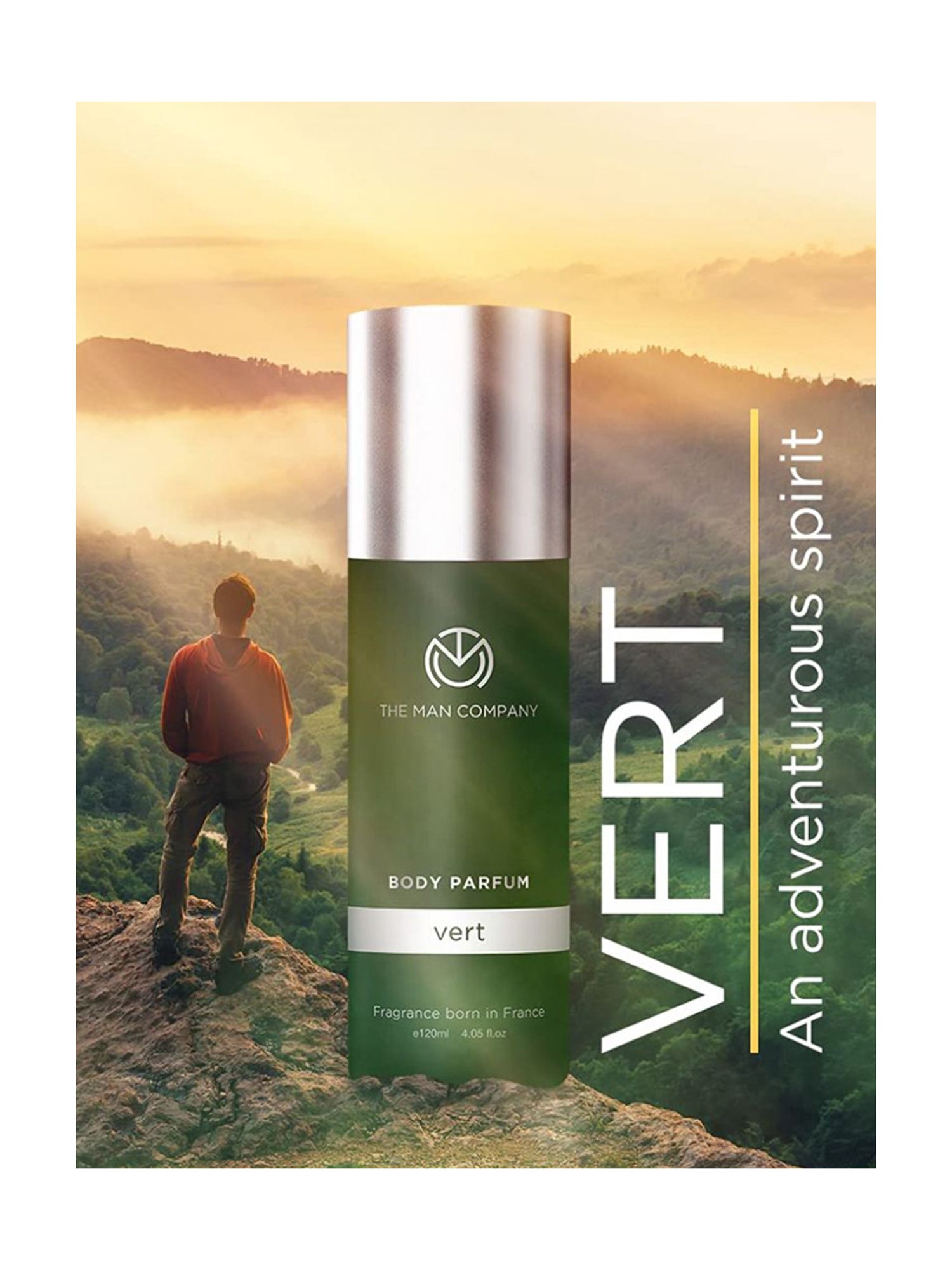 The Man Company Non Gas Body Perfume for Men Vert - 120 ml