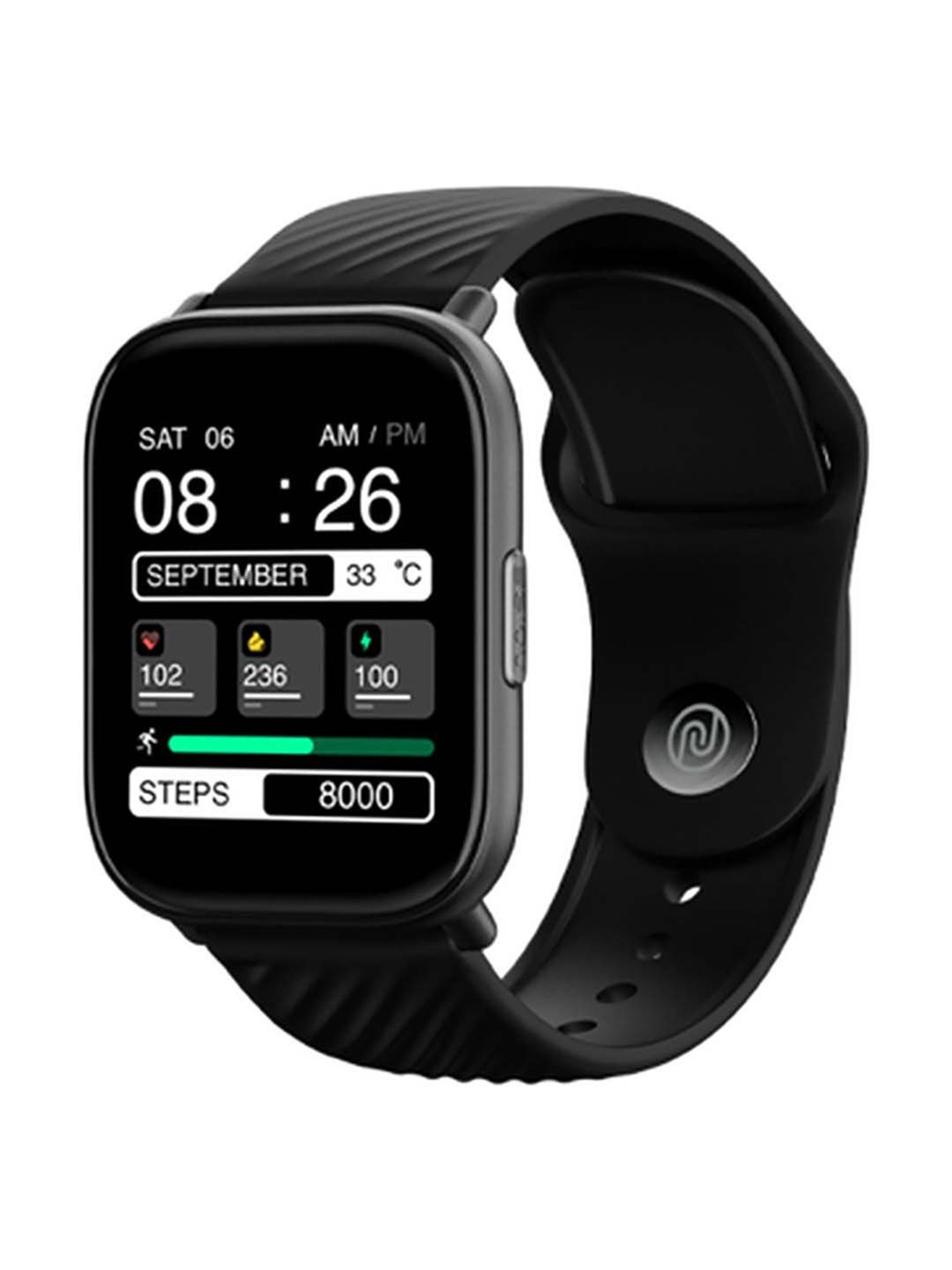 Noise ColorFit Vision Smartwatch (Jet Black)-Noise-Electronics-TATA CLIQ