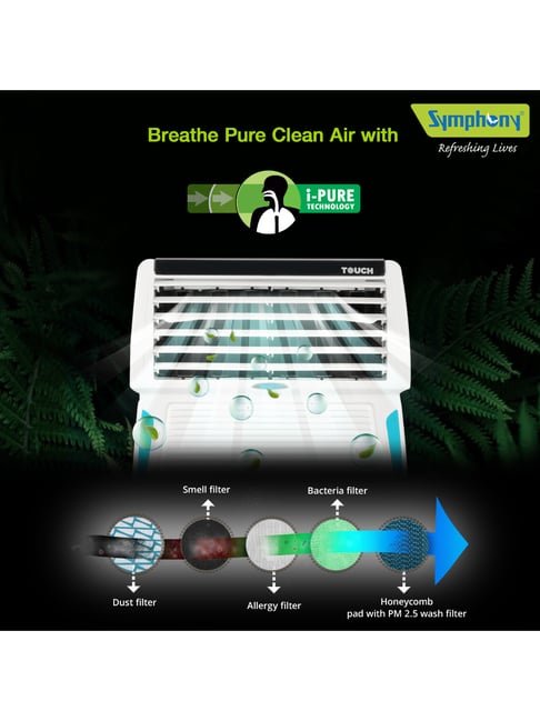 Symphony Touch 35 35L Tower Air Cooler (White) from Symphony at best ...