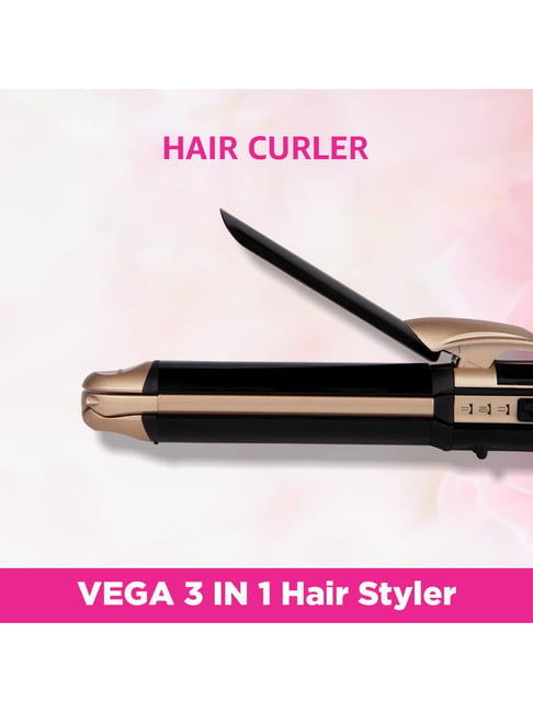 Buy Vega VHSCC-01 3 In 1 45 W Ceramic Coated Hair Styler (Black) Online ...