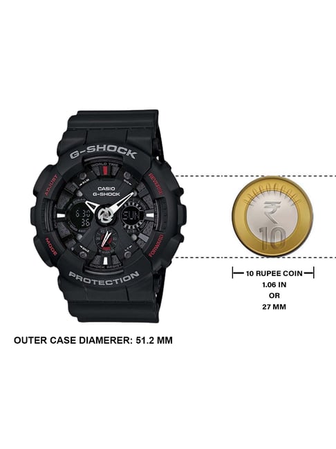 Buy Casio GA-120-1ADR G-Shock Analog-Digital Watch for Men at Best ...