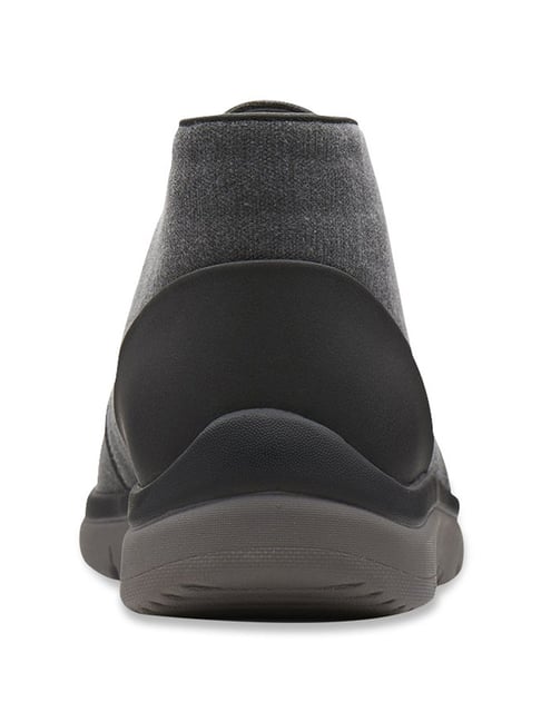 Clarks Men s Tunsil Hi Black Derby Boots