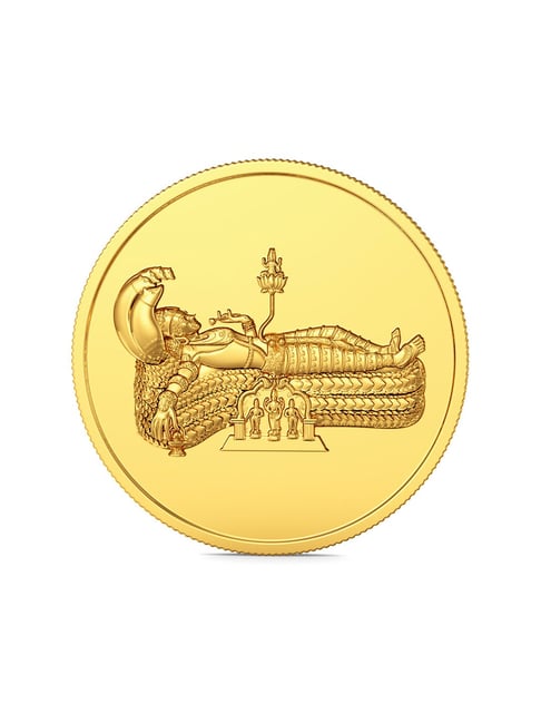 Buy Joyalukkas Vishnu 22k (916) 4g Gold Coin Online At Best Price ...