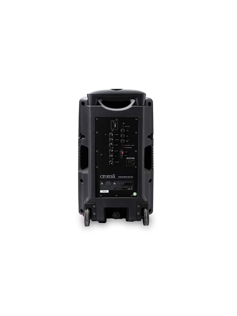 Buy Croma 240 Watts Trolley Karaoke Bluetooth Party Speaker with 2 ...