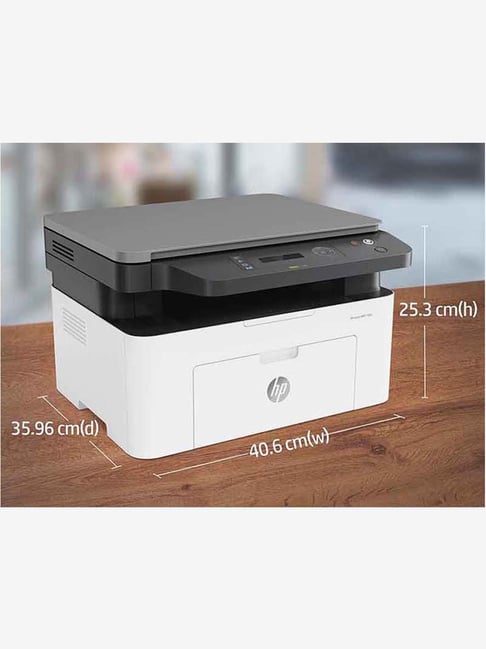 HP Laser 136nw 4ZB87A Multi Function Wireless All-In-One Printer (White ...