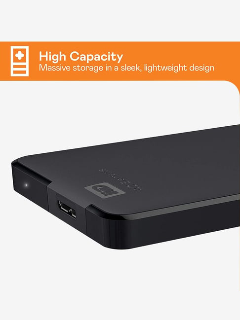 Buy WD Elements WDBHDW0030BBK-EESN 3TB Portable Hard Drive (Black ...