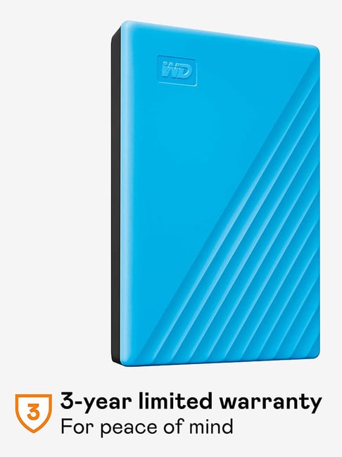 Buy WD My Passport 4 TB Portable External Hard Drive (Sky ...