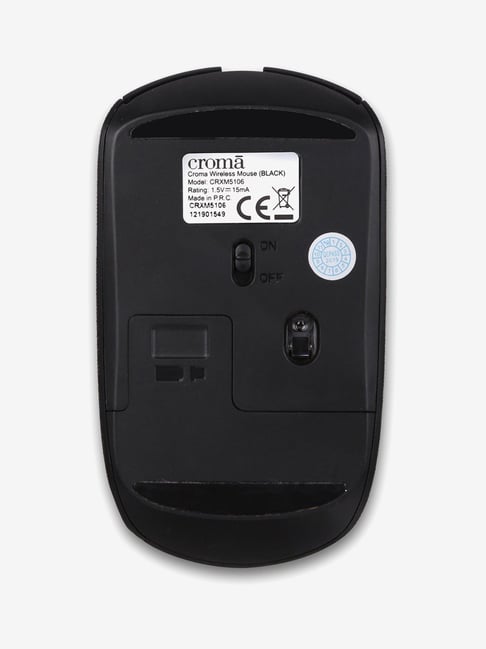Buy Croma Wireless Optical Mice with 1000 DPI (XM5106, Black) Online At ...
