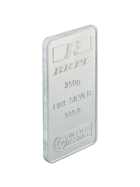 Buy Bangalore Refinery 999 250gm Silver Bar Online At Best Price @ Tata ...