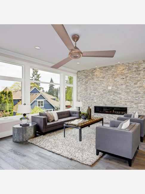 Atomberg Studio Antidust 1200 mm 3 Blades Ceiling Fan with Remote (Sand ...