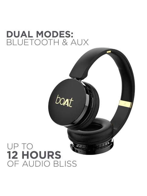 Buy Boat Rockerz 370 On The Ear Bluetooth Headphone with Mic Online At ...
