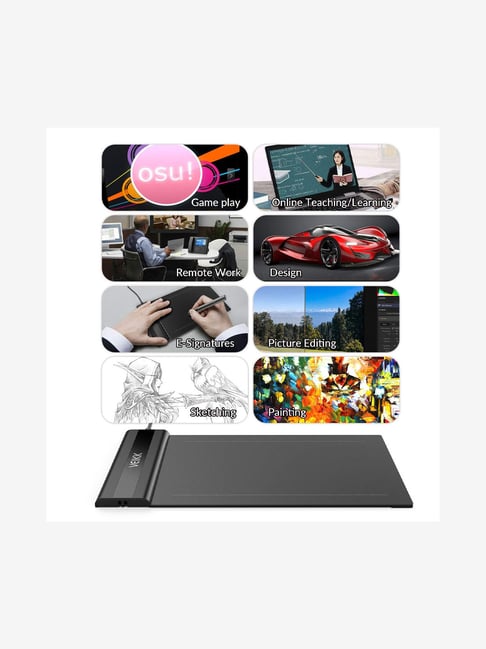 Buy Veikk S640 V2 Graphic Pen Drawing Tablet Online At Best Price ...