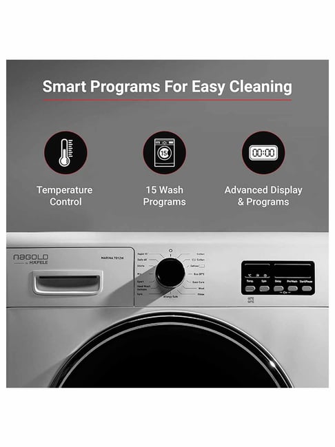 Buy Hafele 7 kg Washing Machine 1200 RPM (Marina 7012 W) Online At Best ...