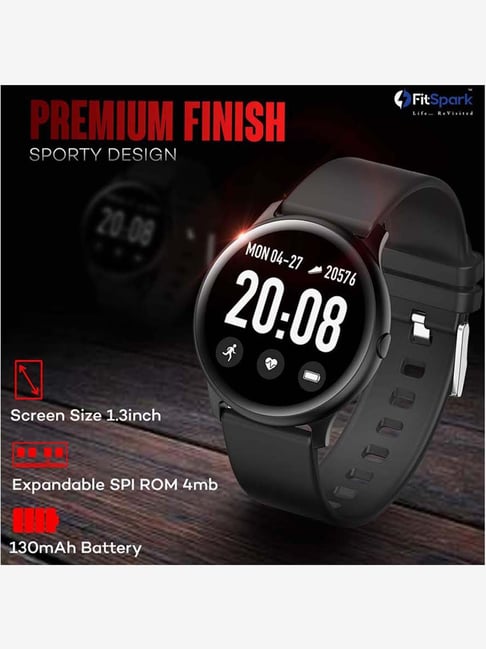 Buy FitSpark NEXA Smartwatch (Black) Online at Best Prices | Tata CLiQ