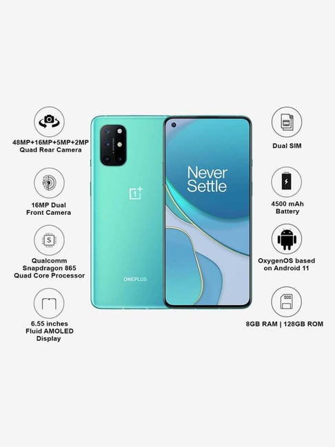 Buy OnePlus 8T 128 GB (Aquamarine Green) 8 GB RAM, Dual SIM 5G Online ...