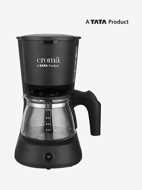 Buy Croma CRAK0029 600W 6 Cups Coffee Maker (Black) Online At Best ...