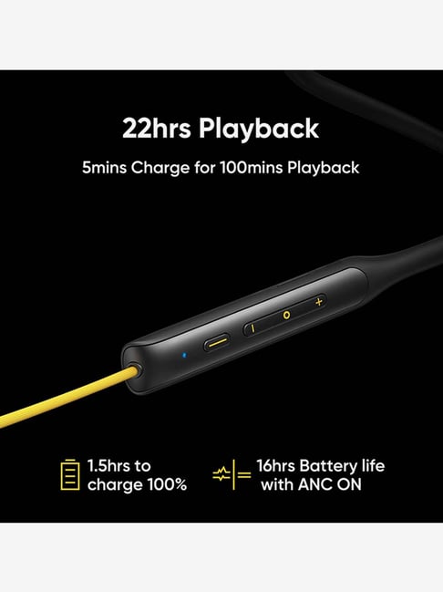 Buy RealMe Buds Wireless Pro Bluetooth Neckband with Microphone Online ...