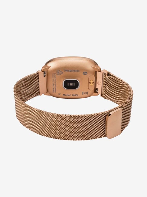 Buy Timex iConnect TW5M39000 Premium Active Smartwatch (Rose Gold) Online At Best Price @ Tata CLiQ