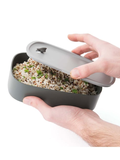 Buy BergHOFF Leo Grey Dual Bento Lunch Box - Set of 1 at Best Price ...