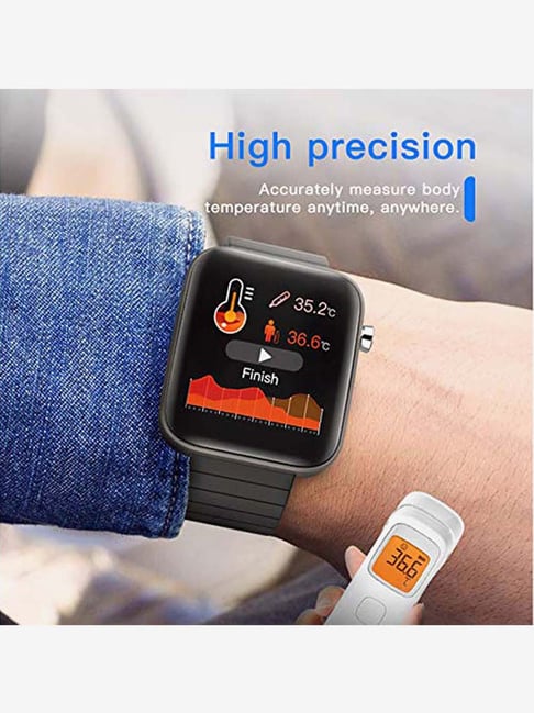 Buy EYNK LitFit T68 Fitness Smartwatch (Red) Online At Best Price ...