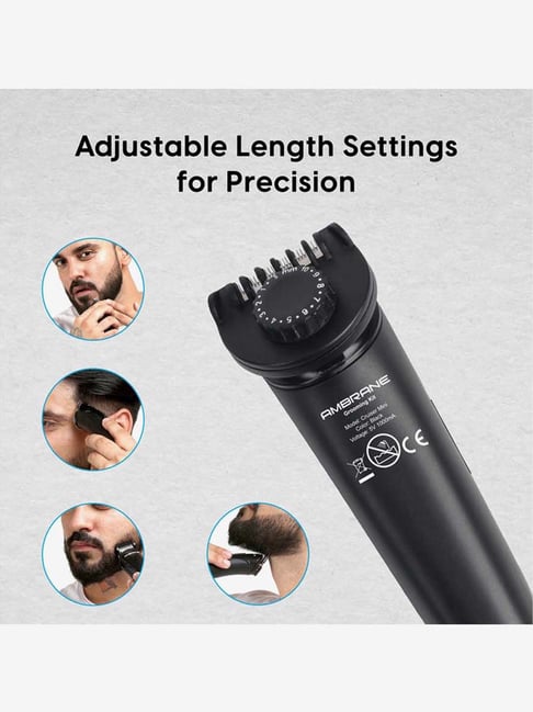 Buy Ambrane Cruiser Mini Grooming Kit for Men with 60 Min Runtime ...