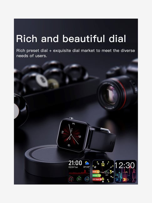 Buy FitSpark Eclipse Smartwatch (Rose Gold/Pink) Online At Best Price ...